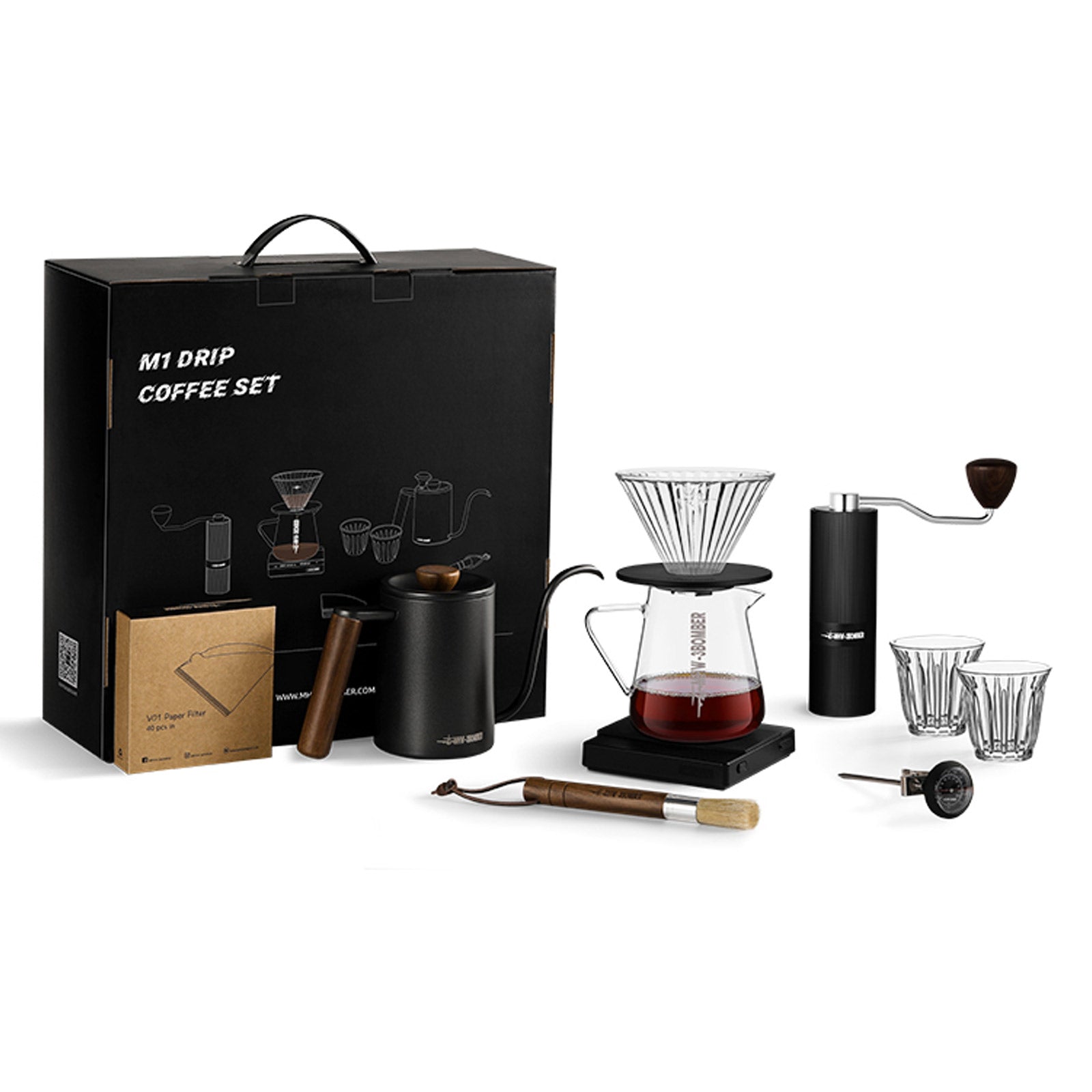 M1 Drip Coffee Set | Luxury 10 Piece Coffee Brewing Kit – MHW Australia